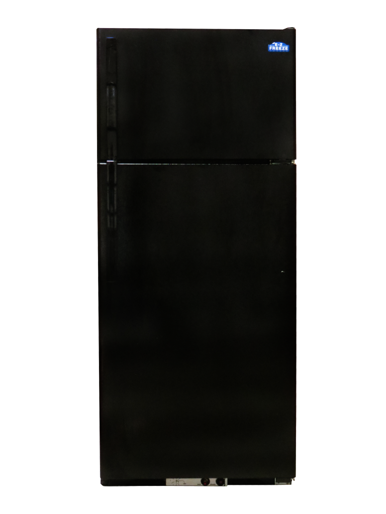 EZ Freeze 19 Cubic Foot Black Gas Refrigerator