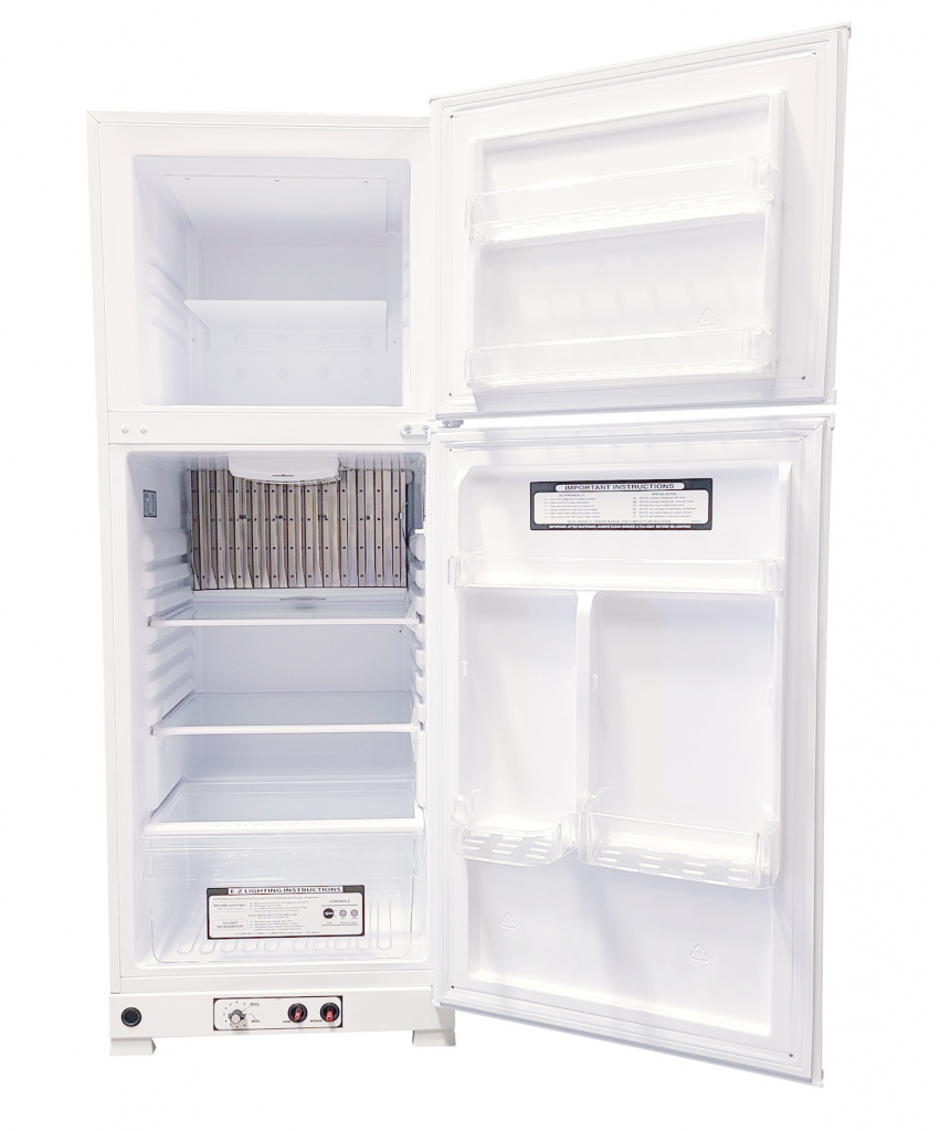 EZ Freeze 11 Cubic Foot White Gas Refrigerator