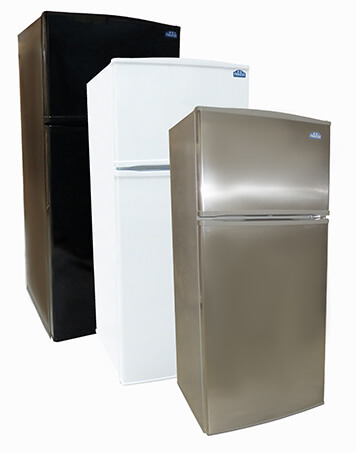 Gas Refrigerators powered by only Propane Gas or Natural Gas
