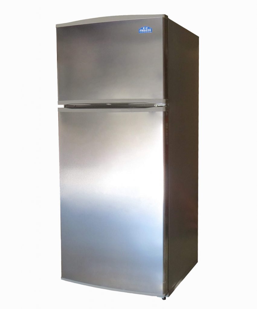 EZ Freeze 19 Cubic Foot Stainless Steel Gas Refrigerator