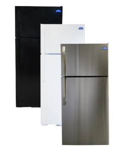 Gas Refrigerators powered by only Propane Gas or Natural Gas